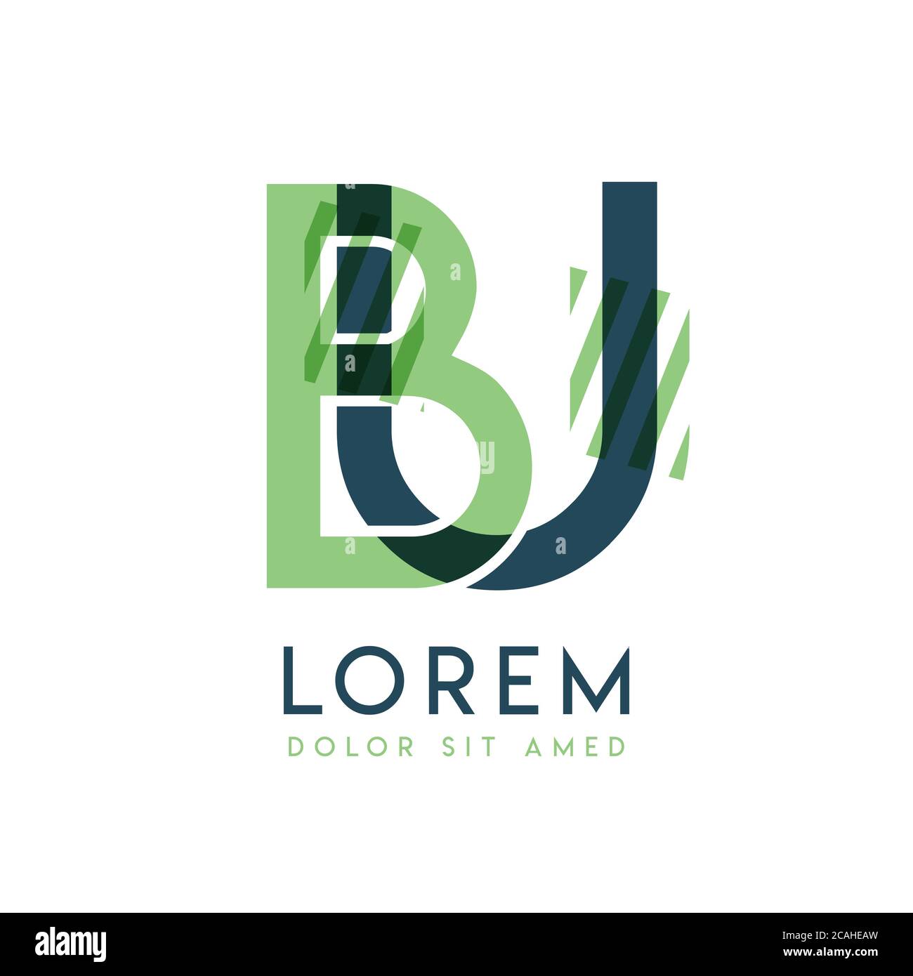 UB colorful logo design with green and dark green color that can be ...