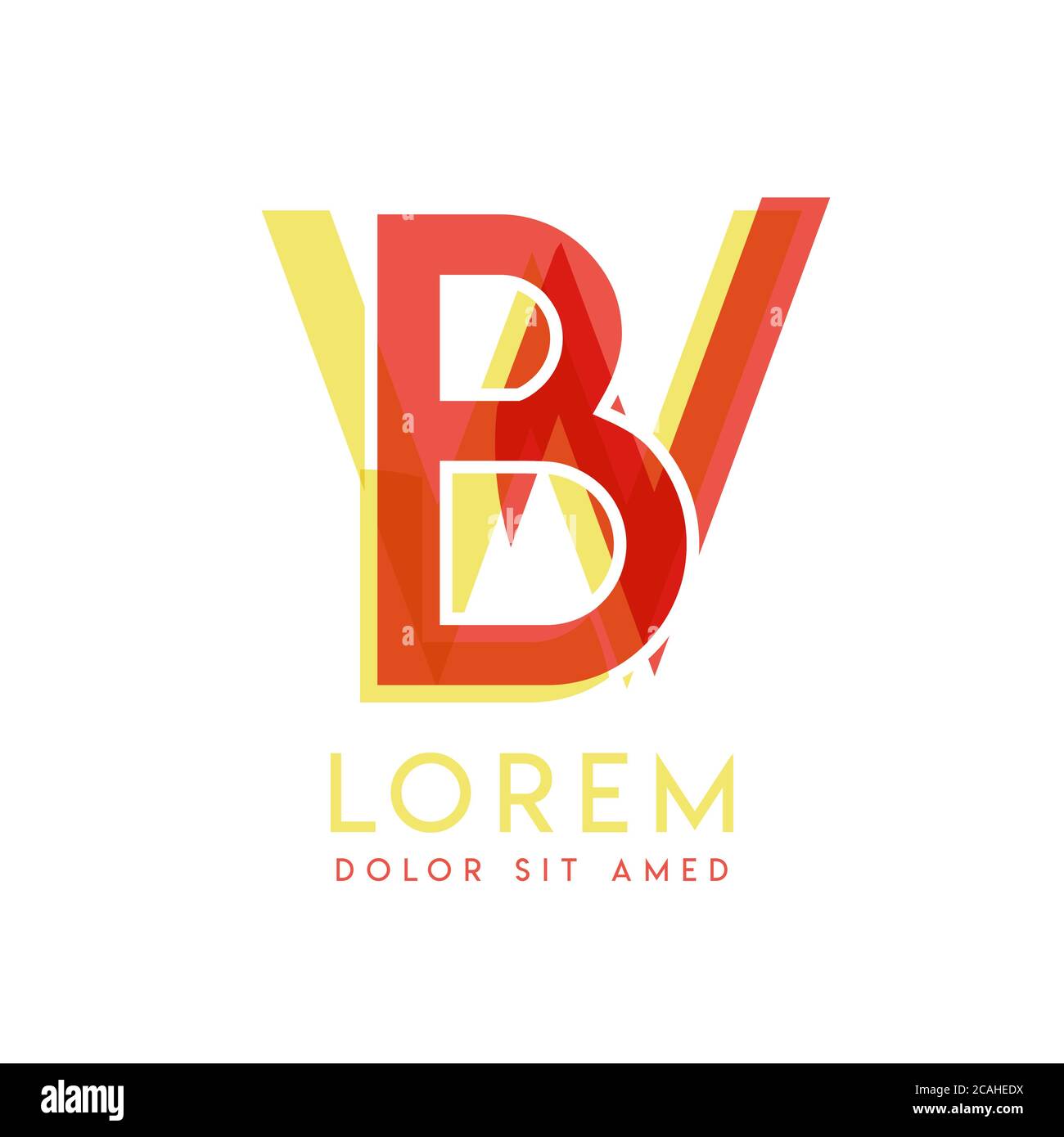 WB colorful logo design with pink orange and gray color that can be ...