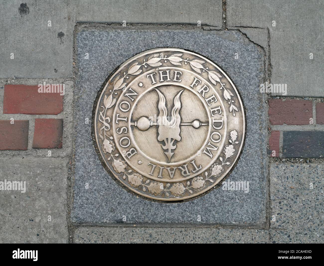 Freedom trail seal hi-res stock photography and images - Alamy