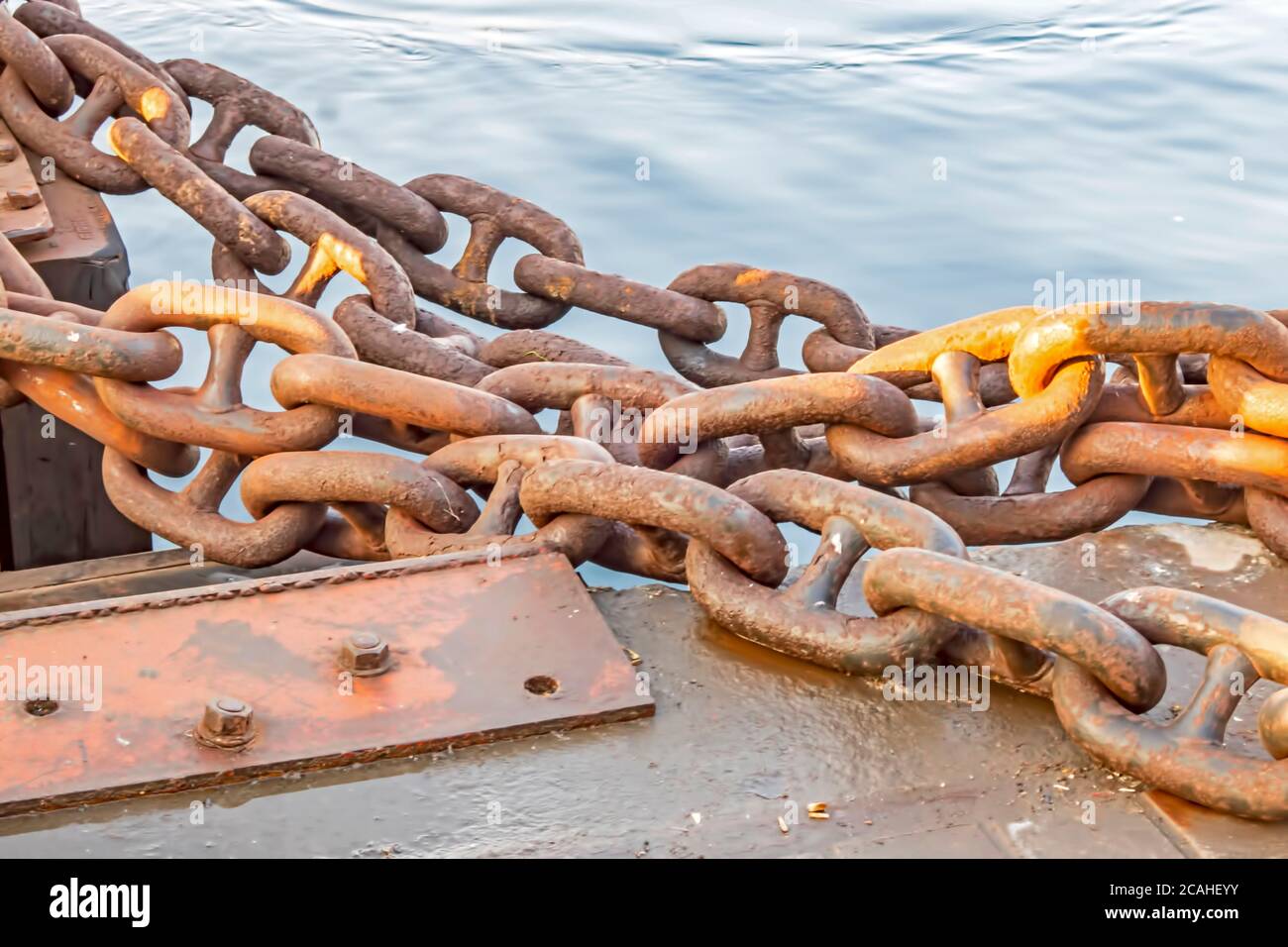 Close up boat rusty lock hi-res stock photography and images - Alamy