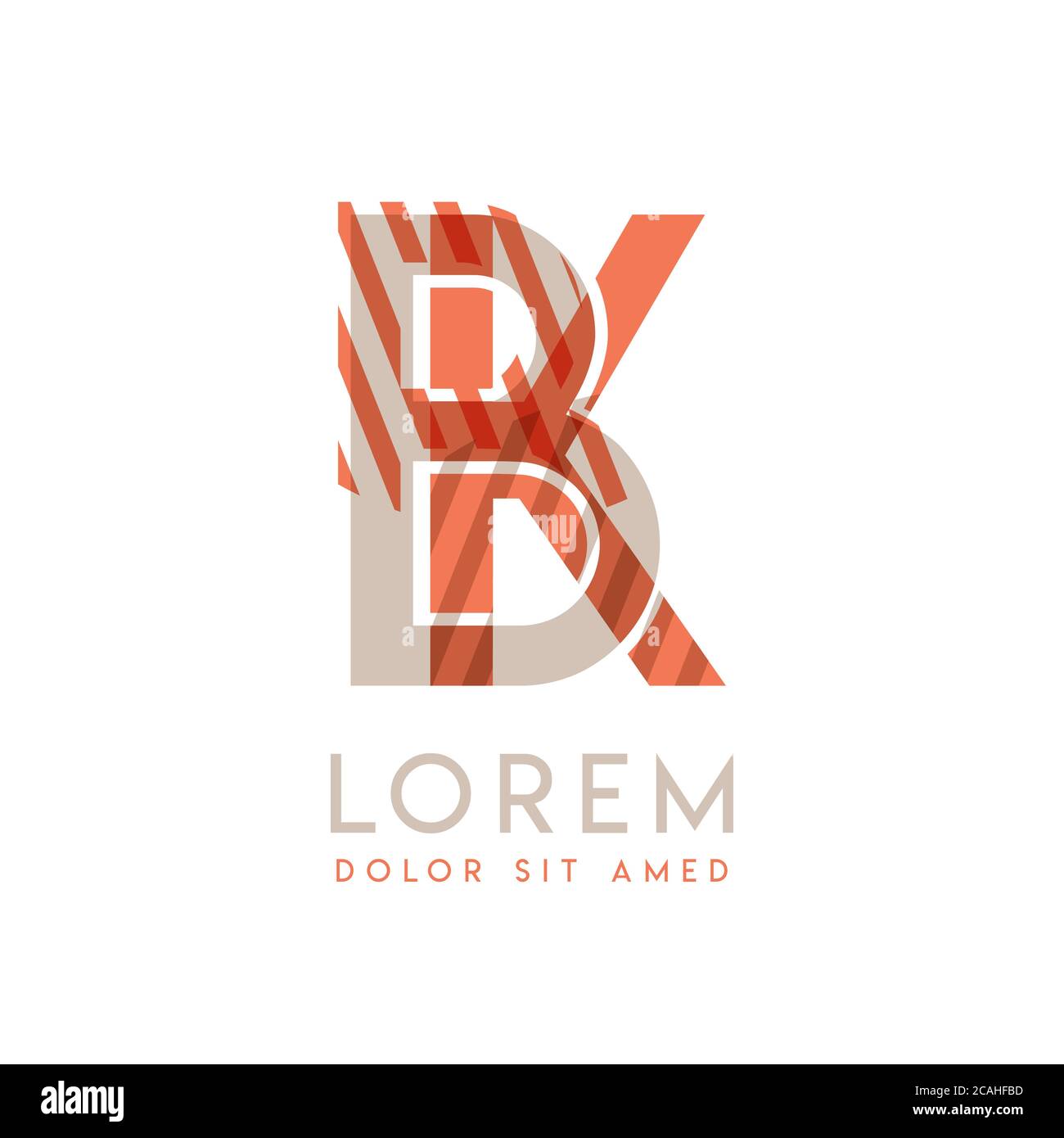 colorful logo design with pink orange and gray color that can be used ...