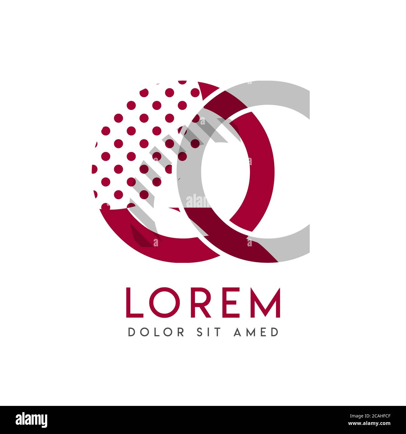 Qc tech logo Stock Vector Images - Alamy