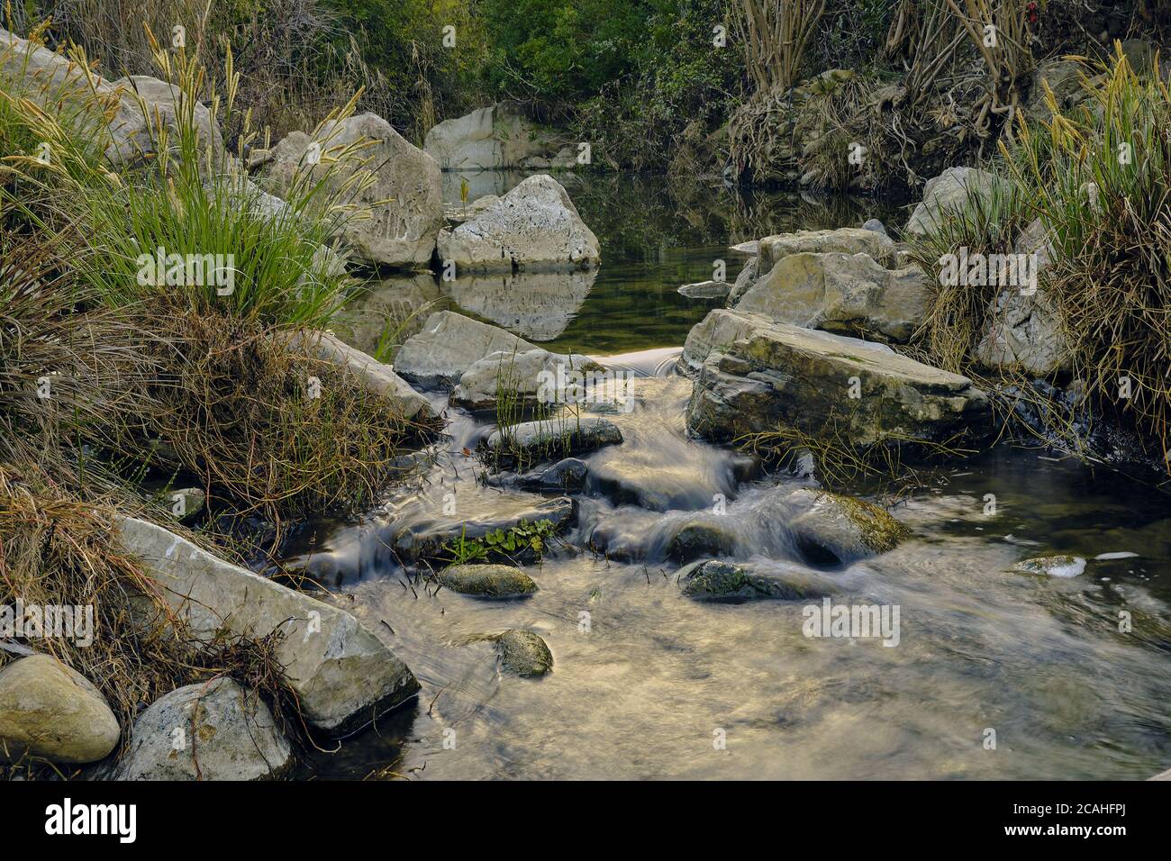 River with stones in nature Stock Photo - Alamy