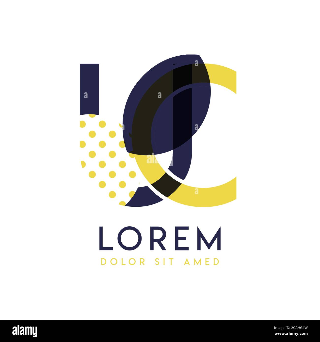 UC simple logo design with yellow and purple color that can be used for ...