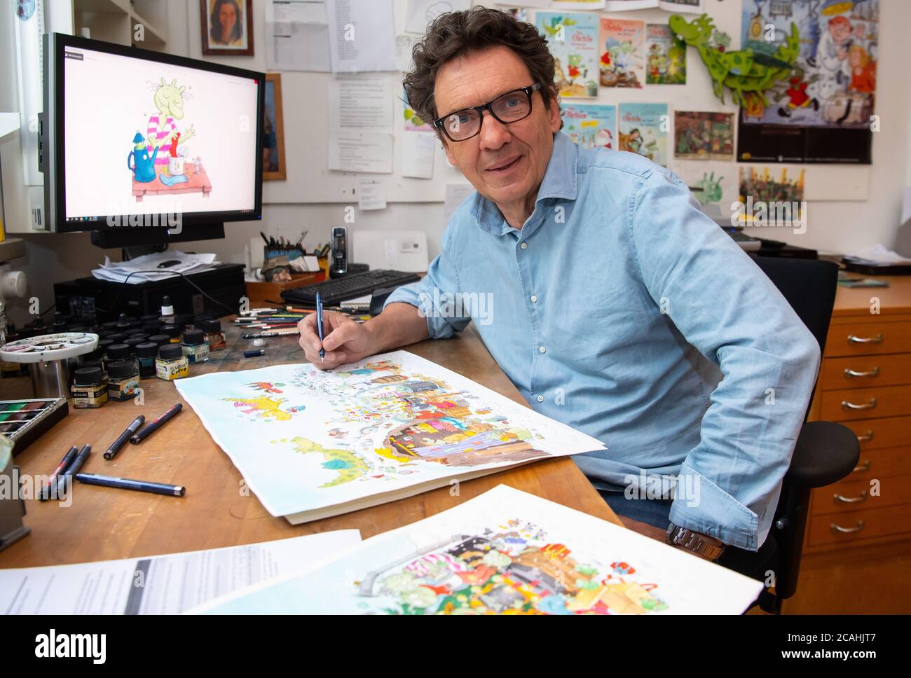 Munich, Germany. 06th Aug, 2020. The children's book author and ...