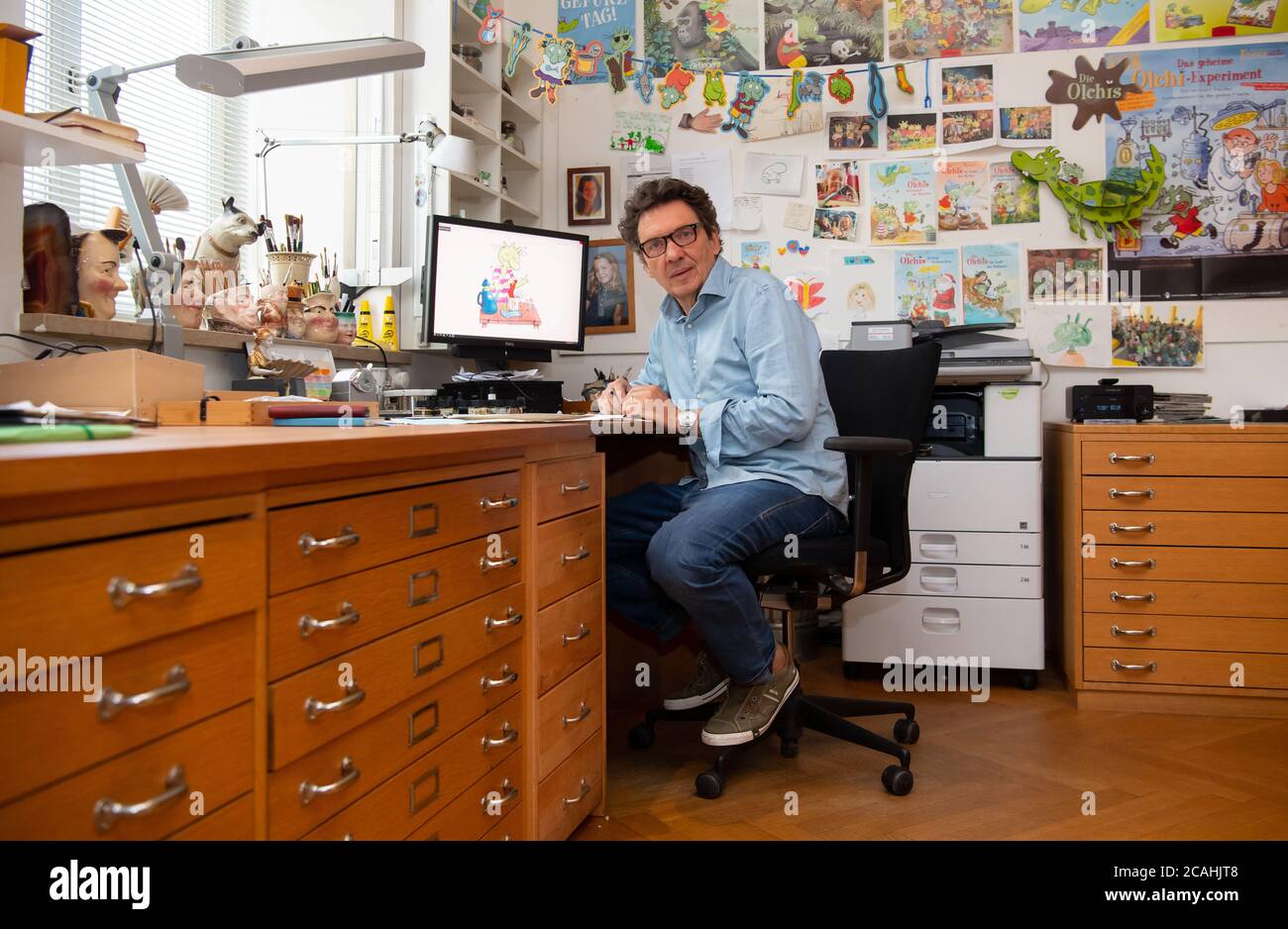 Munich, Germany. 06th Aug, 2020. The children's book author and ...