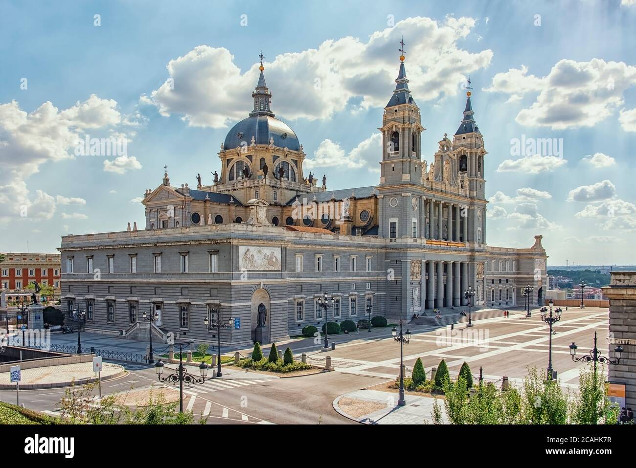 Almudena palace hi-res stock photography and images - Alamy