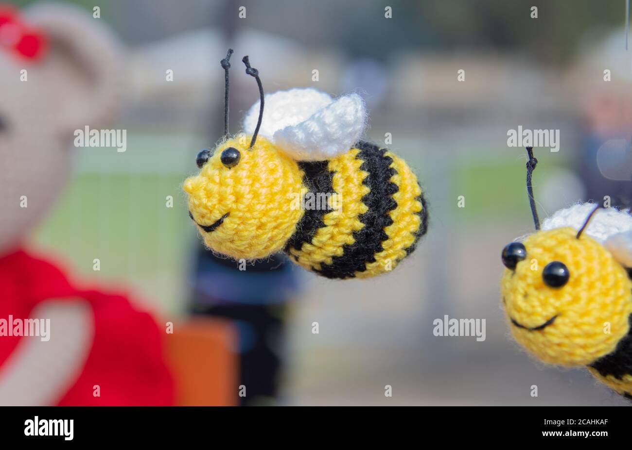 Display Decorative Bumble Bee Unique Handmade Doll Bee with Oversized ...
