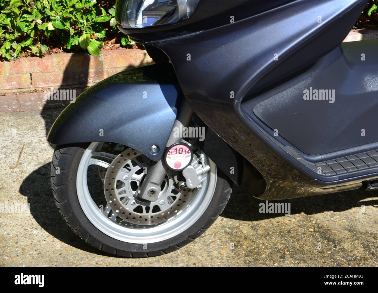 Suzuki Bergman scooter Stock Photo - Alamy