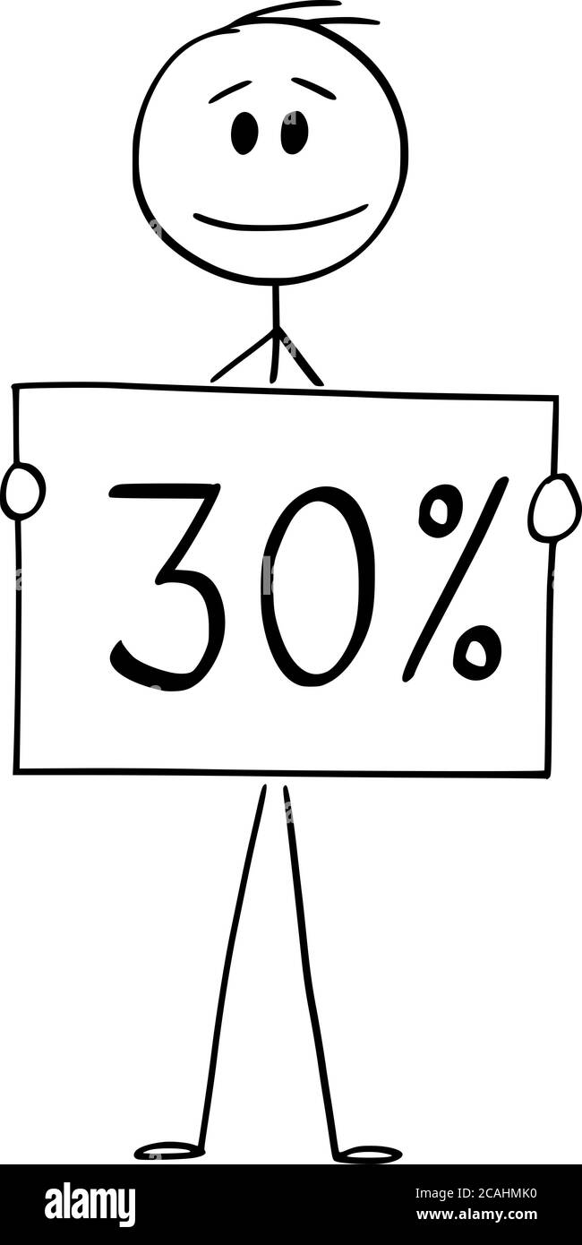 Vector cartoon stick figure drawing conceptual illustration of man or ...