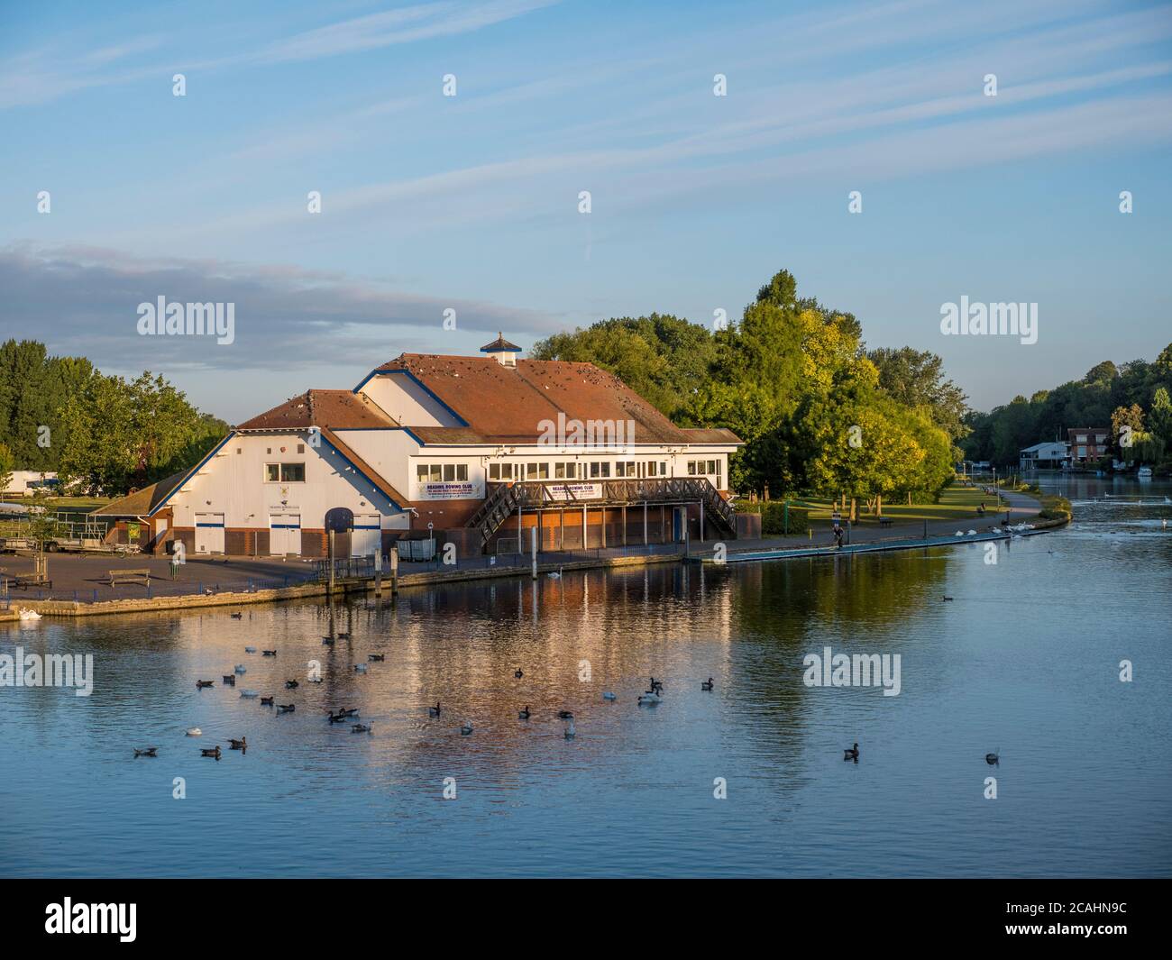 The Boat House, Reading Rowing Club, River Thames, Reading, Berkshire ...