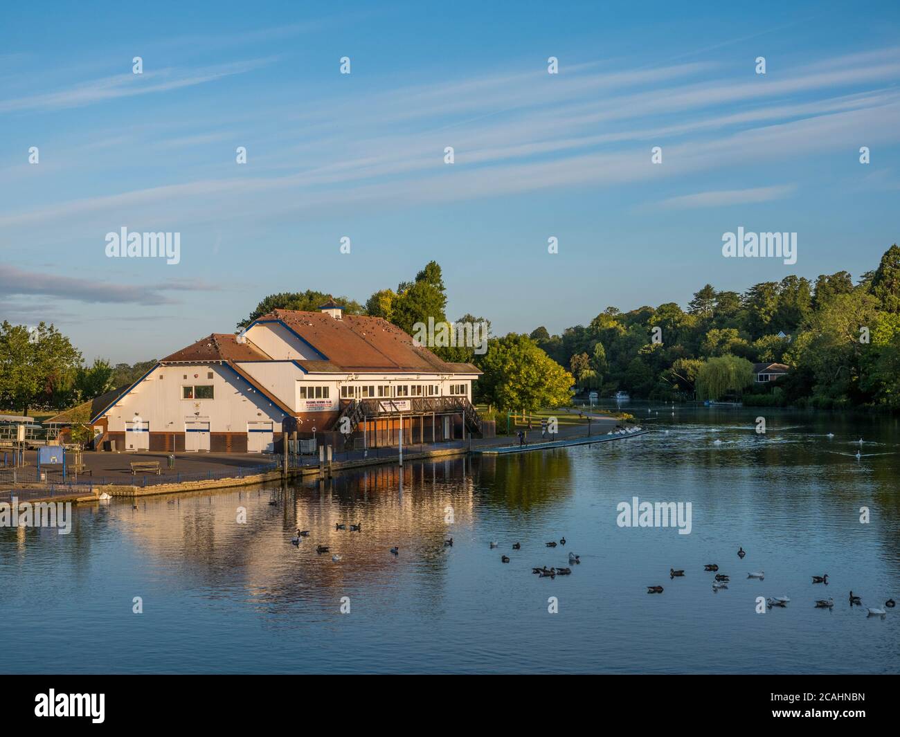 The Boat House, Reading Rowing Club, River Thames, Reading, Berkshire ...