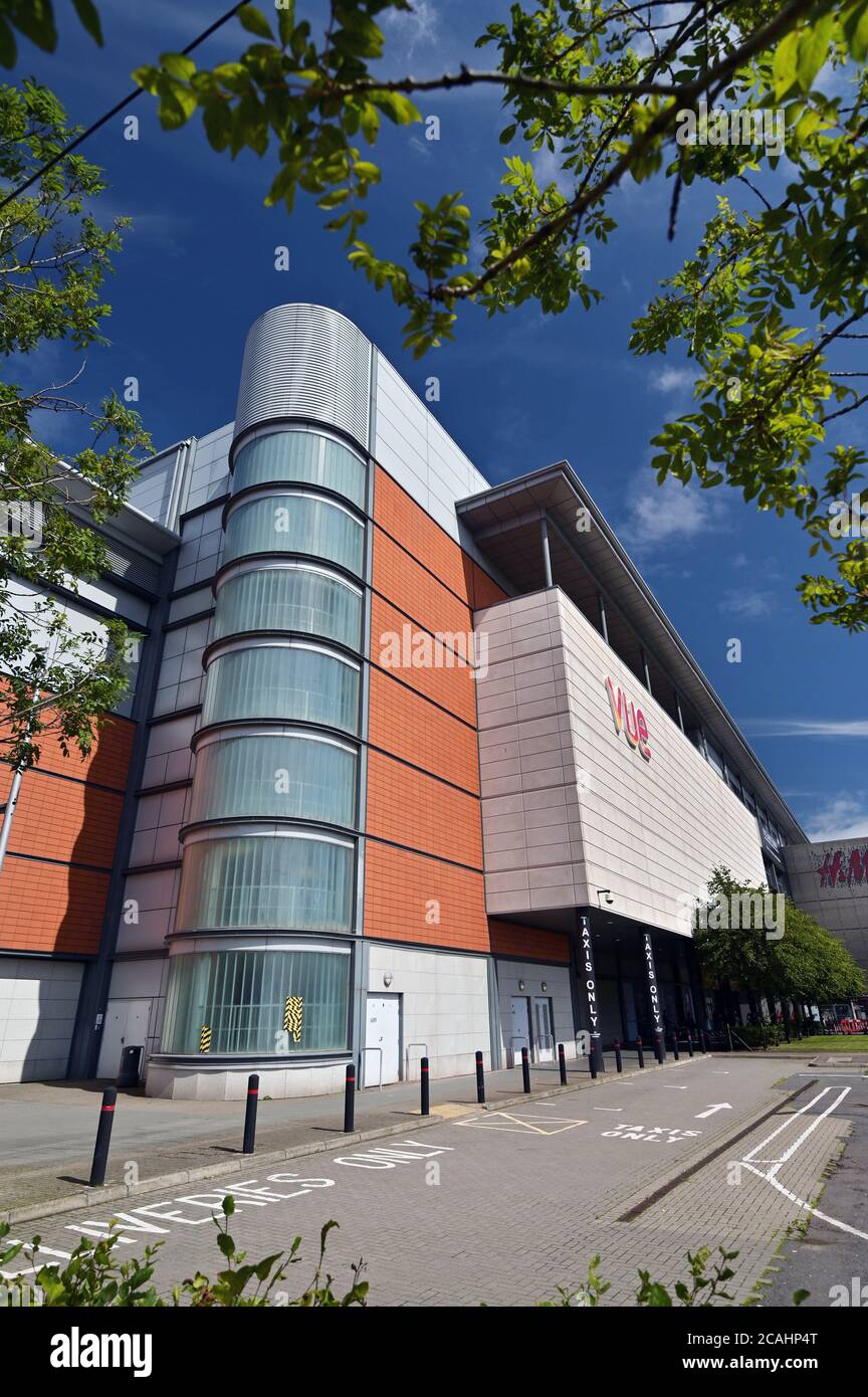 Vue cinema exterior signage hi-res stock photography and images - Alamy
