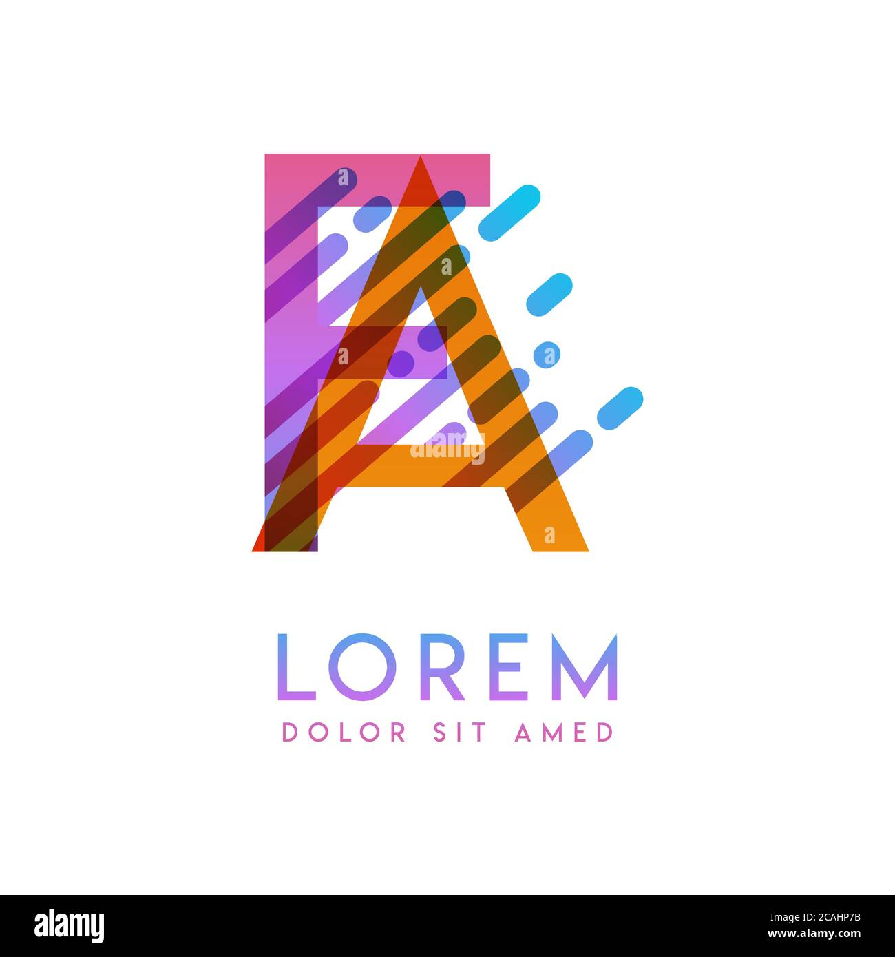 Af letter logo hi-res stock photography and images - Alamy