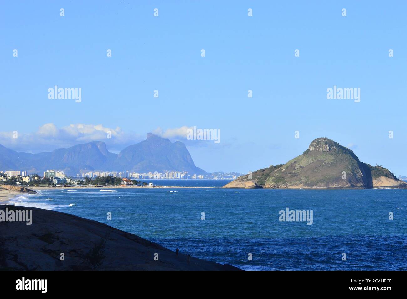 Pedra do Pontal at Recreio dos Bandeirantes, Rio de Janeiro, Brazil ...
