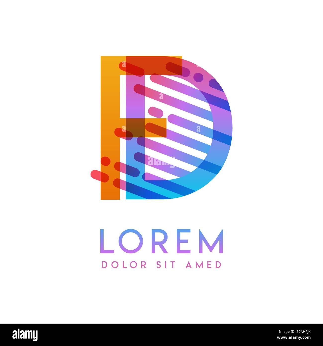 Df letter logo design Cut Out Stock Images & Pictures - Alamy