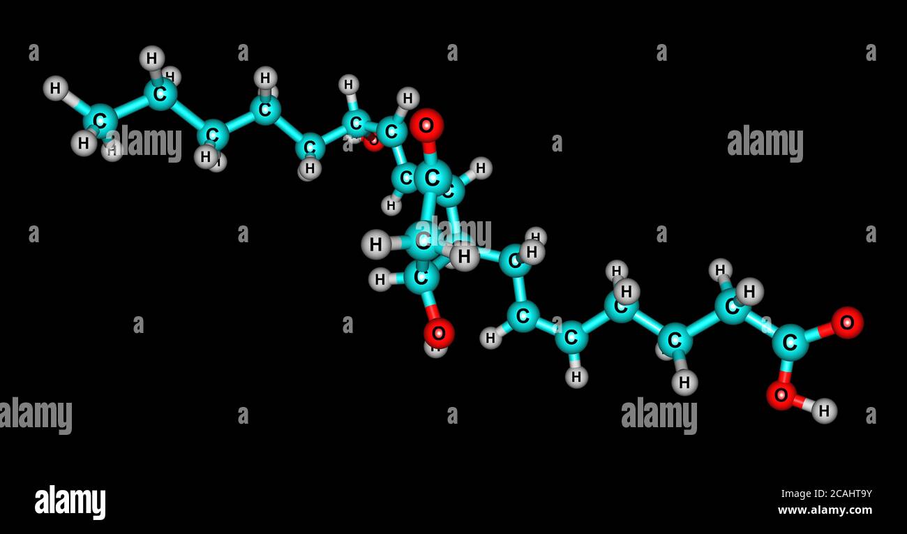 Prostaglandin D2 or PGD2 is a prostaglandin that binds to the receptor ...