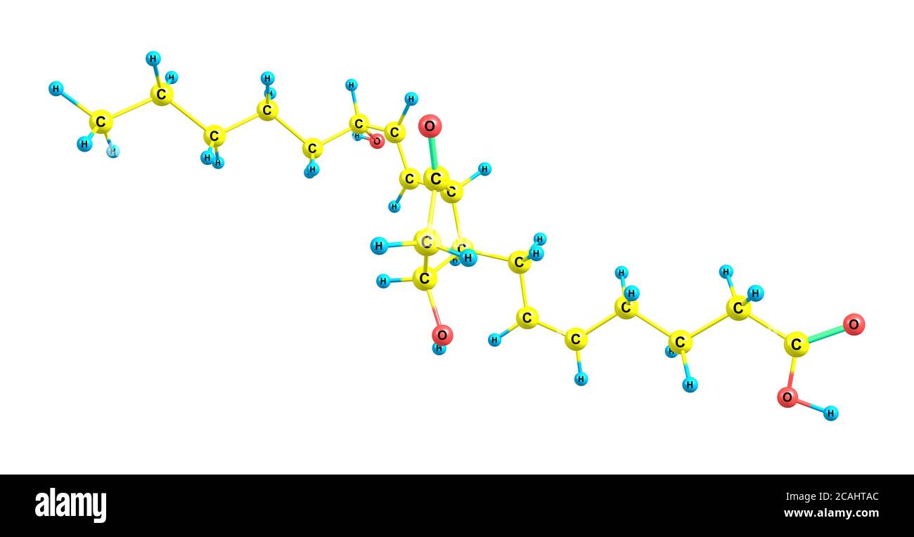 Prostaglandin D2 or PGD2 is a prostaglandin that binds to the receptor ...