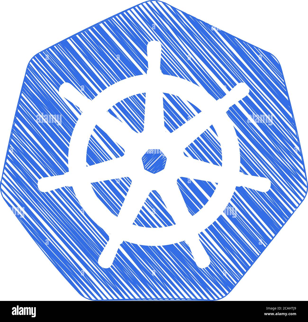 Kubernetes logo Stock Vector Images - Alamy