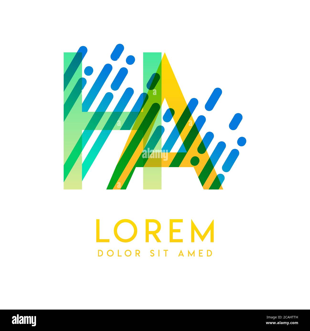 Ha logo Stock Vector Images - Alamy