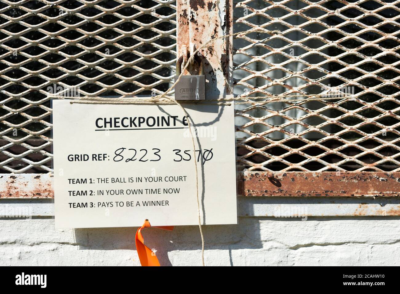 Military Orienteering Checkpoint Stock Photo - Alamy