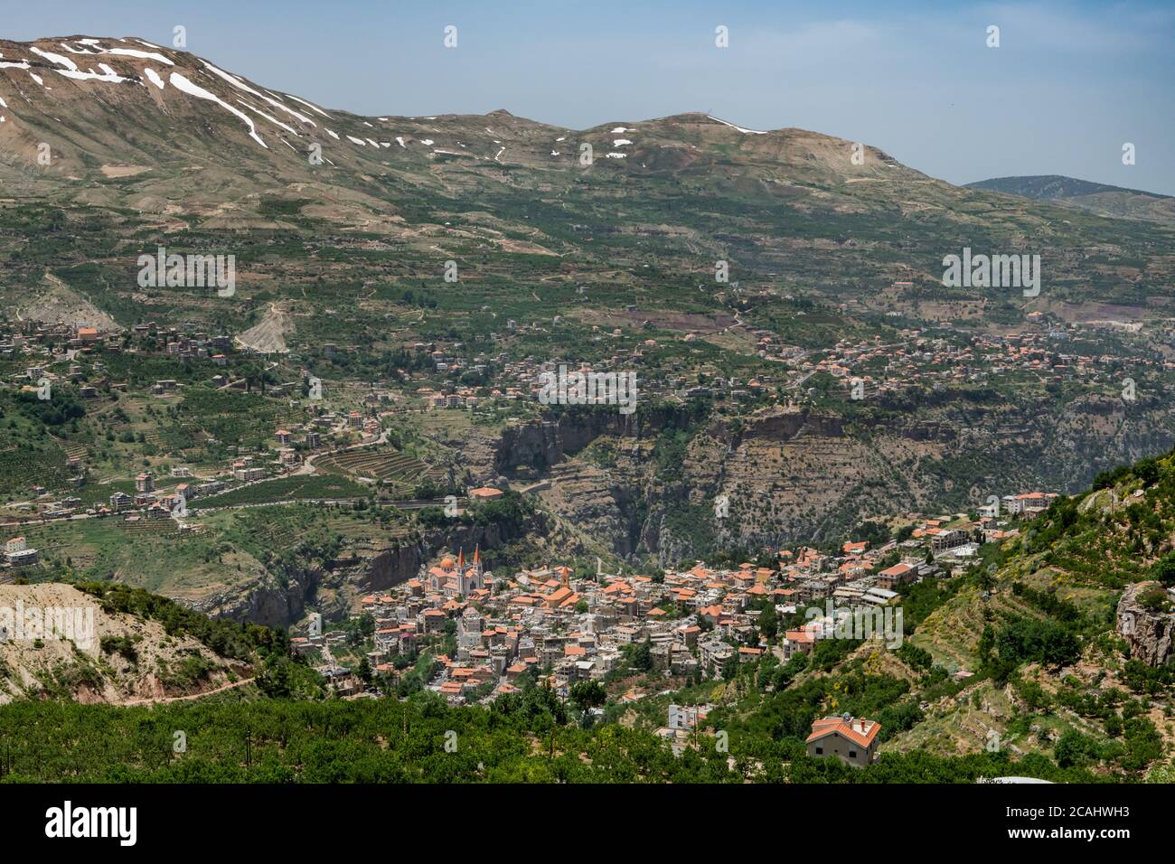 Bsharri village lebanon mountains hi-res stock photography and images ...