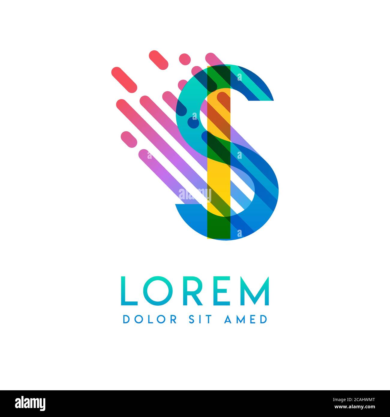 Si letter logo Cut Out Stock Images & Pictures - Alamy