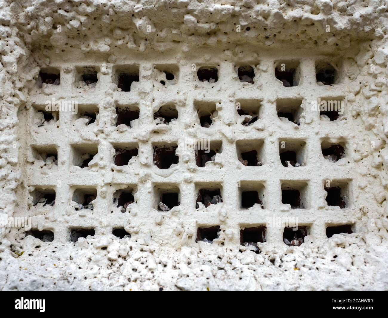 Brick wall with ventilation holes hi-res stock photography and images ...