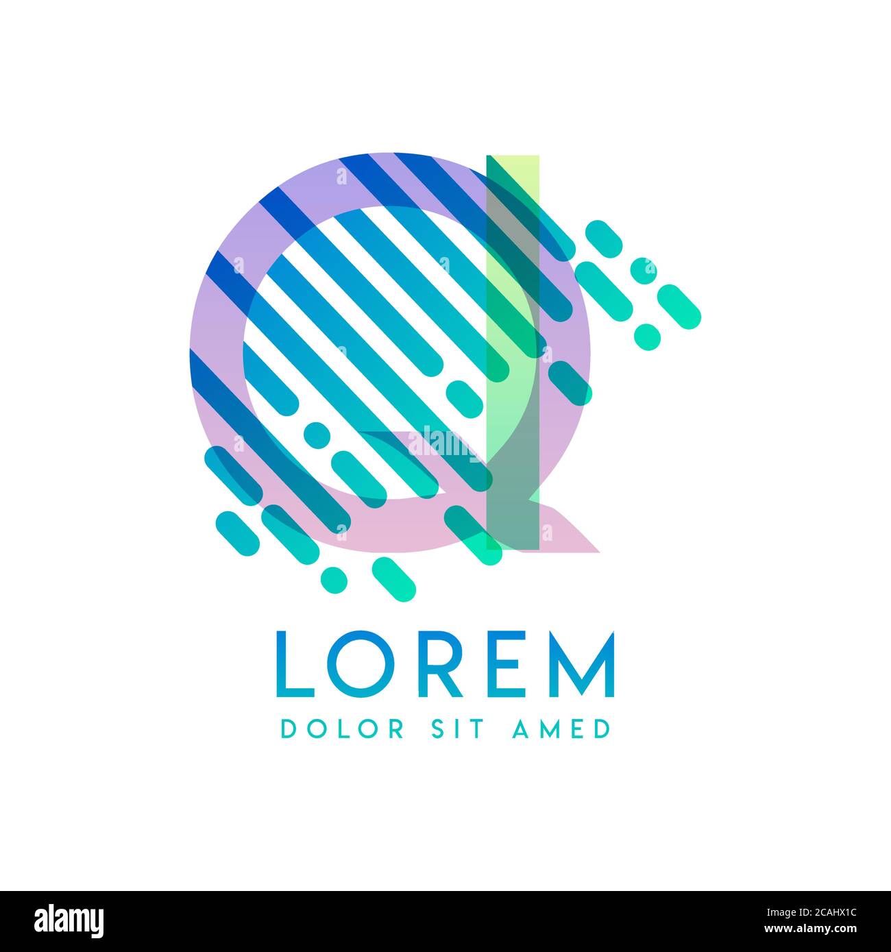 Iq letter logo hi-res stock photography and images - Alamy