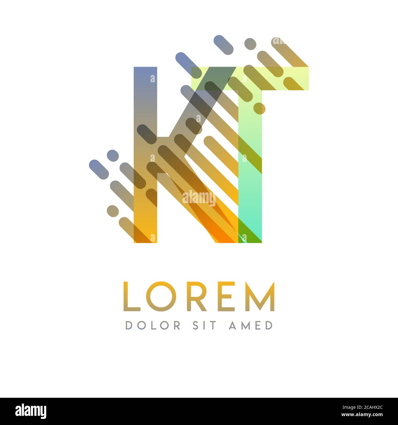 Kt sticker Stock Vector Images - Alamy