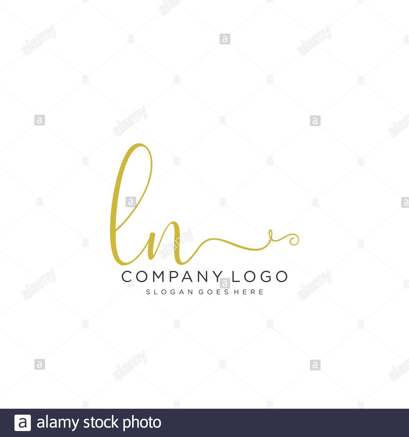 Ln Logo High Resolution Stock Photography and Images - Alamy
