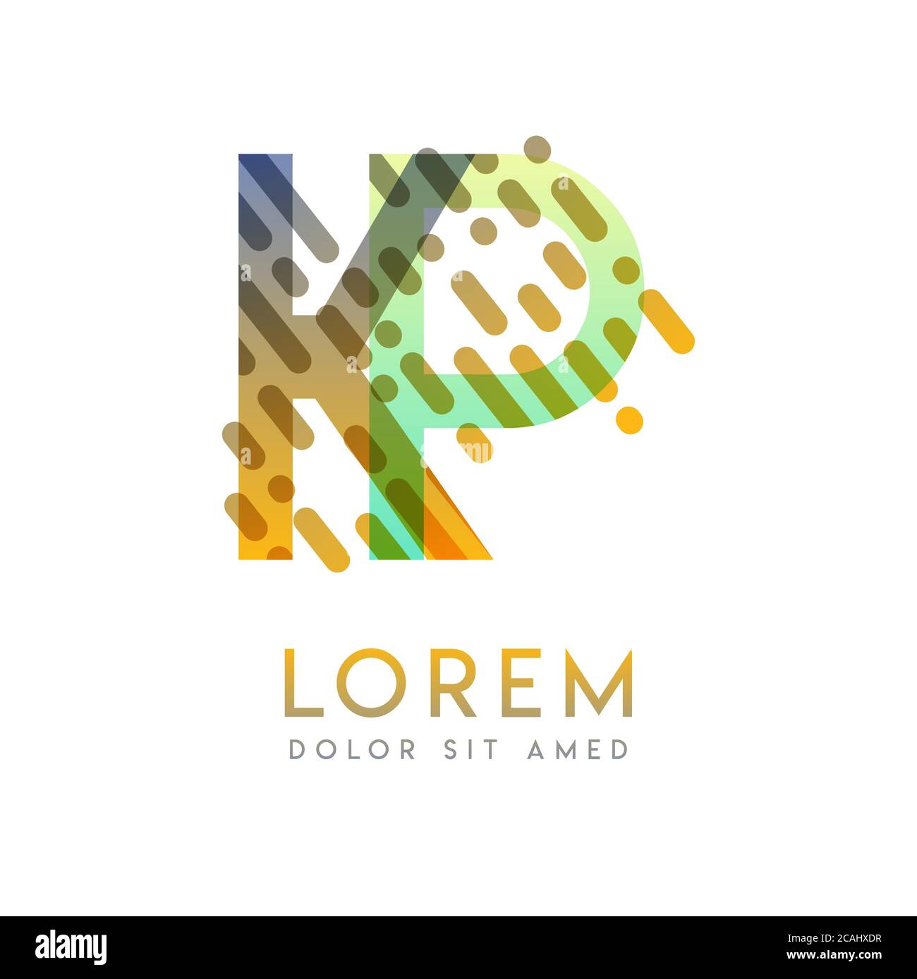 Pk letter Stock Vector Images - Alamy