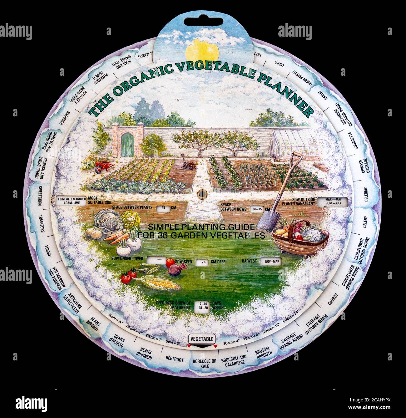 The organic vegetable planner. Front image – Simple planting guide for ...