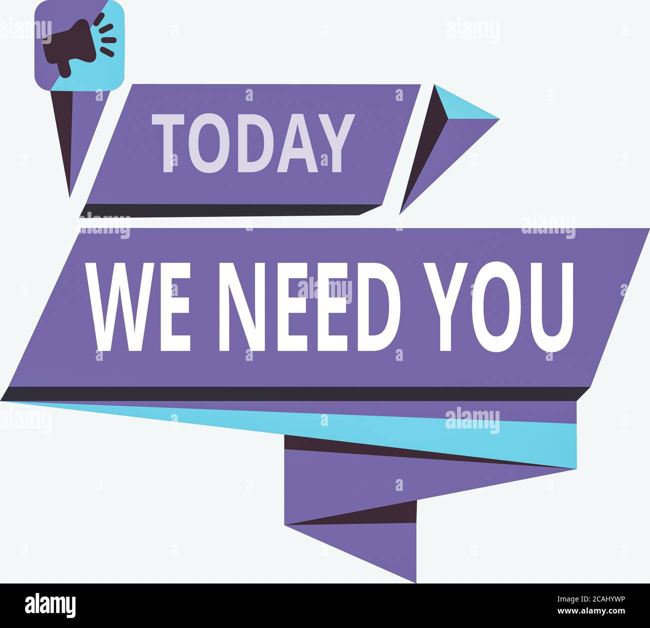 Writing note showing We Need You. Business concept for to fulfill the ...