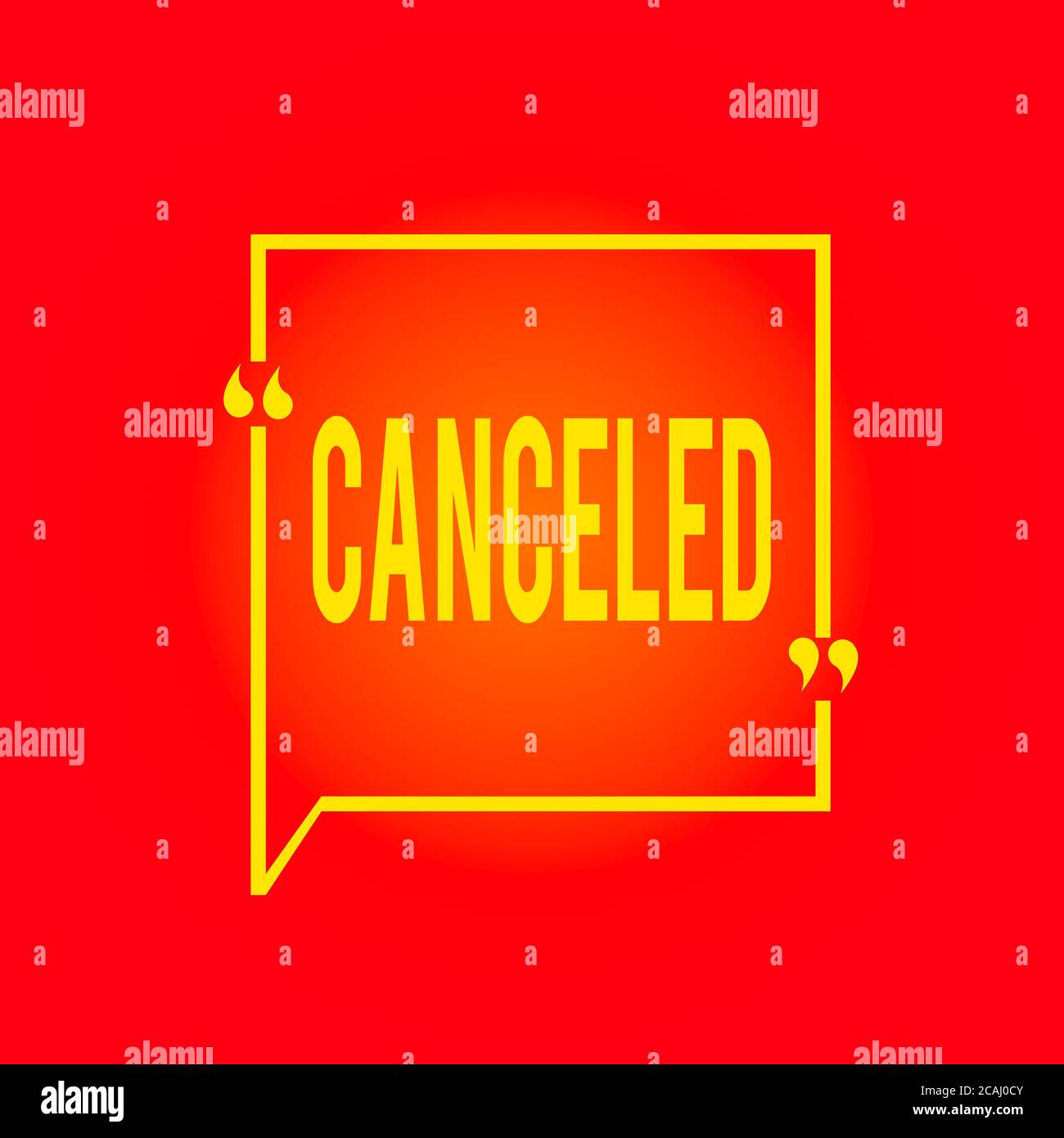 Conceptual hand writing showing Canceled. Concept meaning to decide not ...