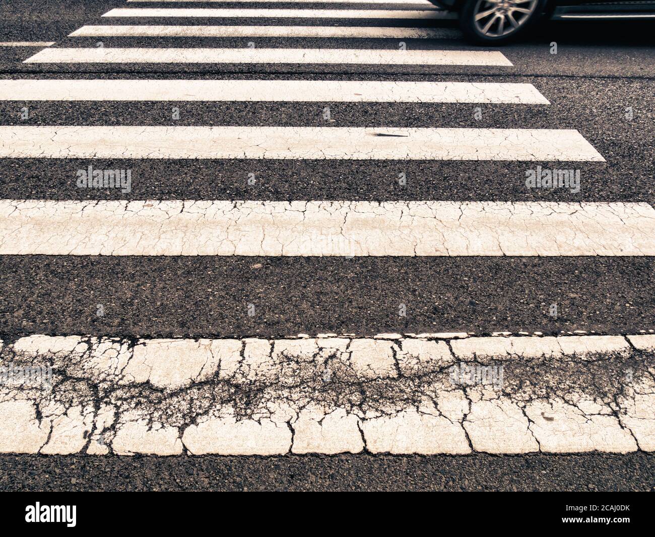 Closeup shot crosswalk hi-res stock photography and images - Alamy