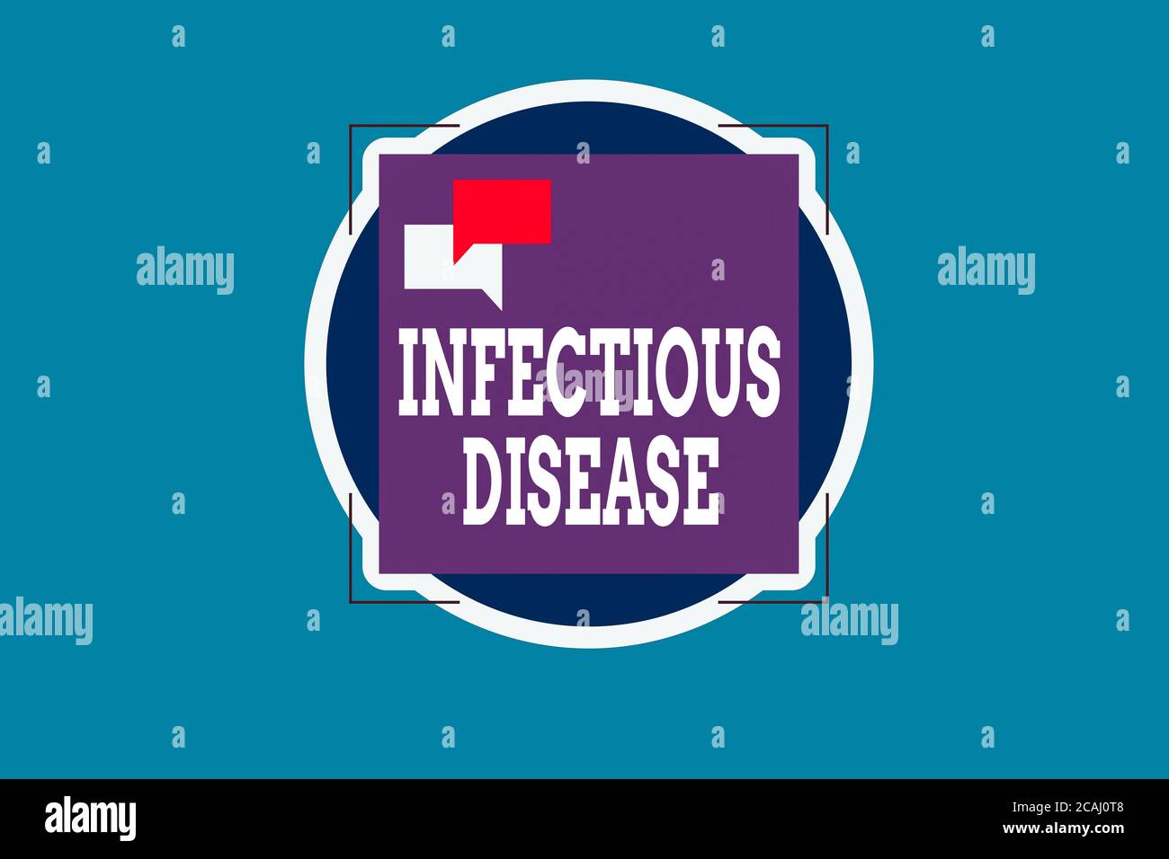 Text sign showing Infectious Disease. Business photo showcasing caused ...