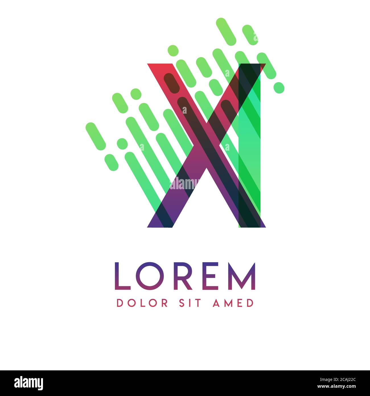 Ix letter logo design Cut Out Stock Images & Pictures - Alamy