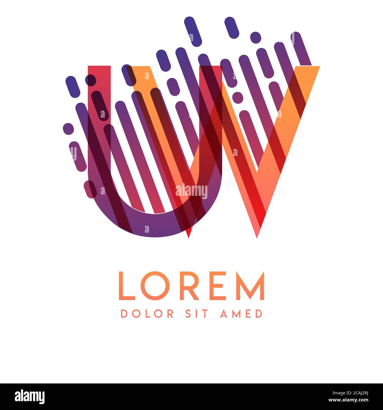 UW logo with the theme of galaxy speed and style that is suitable for ...