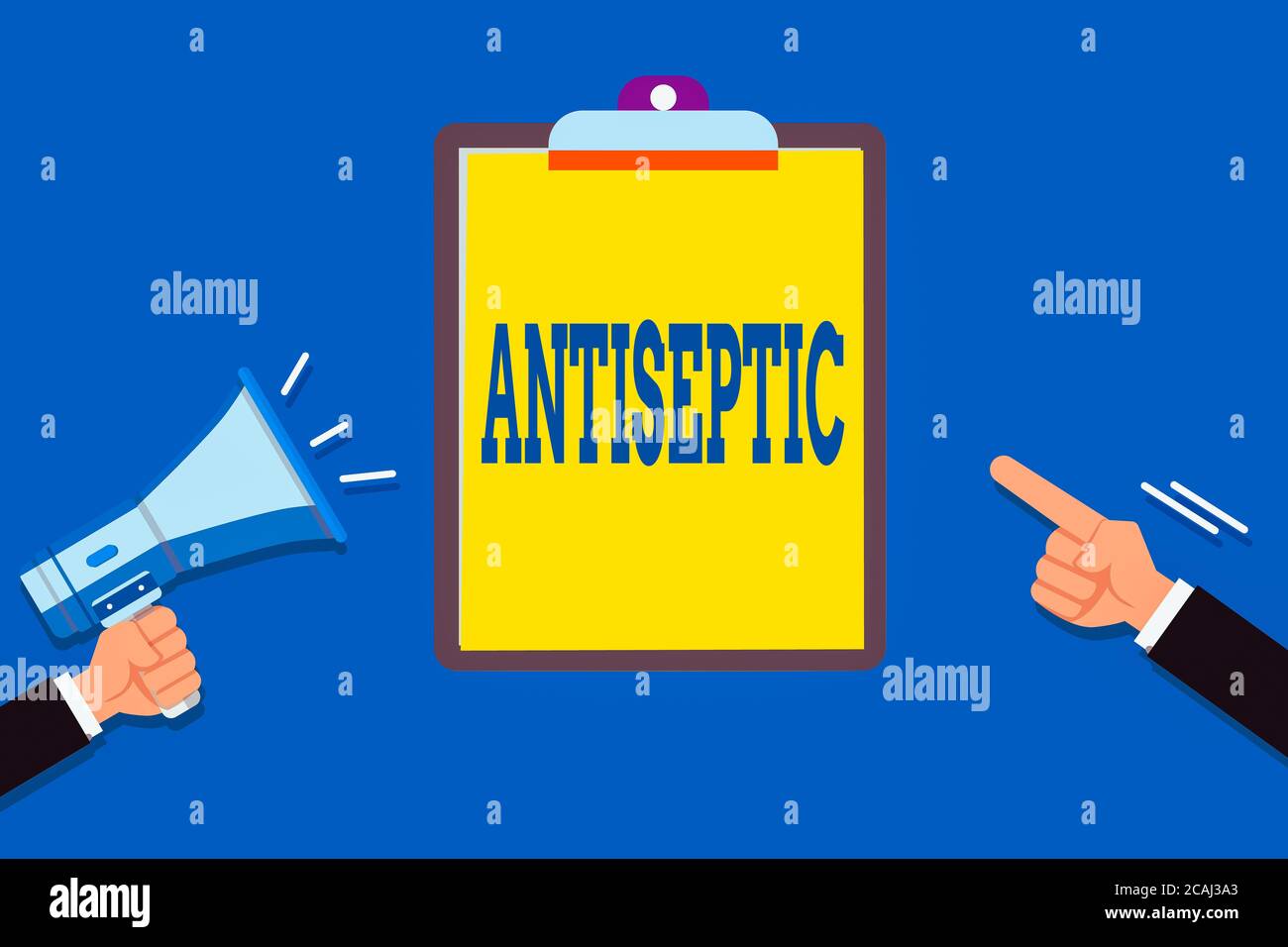 Text sign showing Antiseptic. Business photo text antimicrobial agents ...