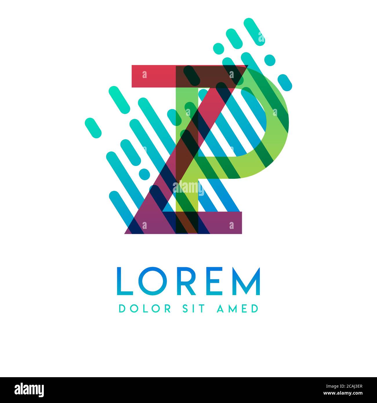 Pz letter Stock Vector Images - Alamy