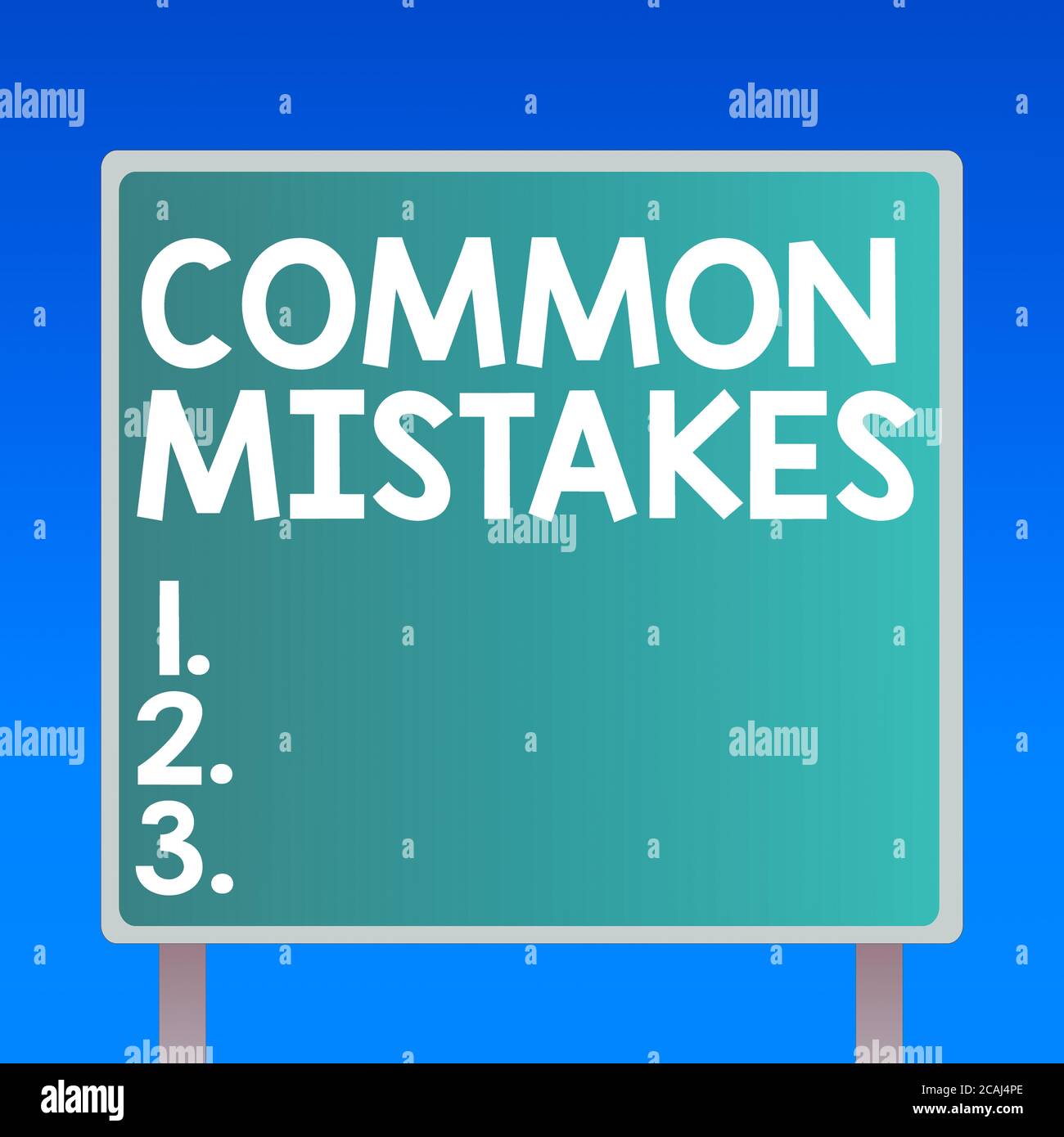 Handwriting text writing Common Mistakes. Conceptual photo actions that ...