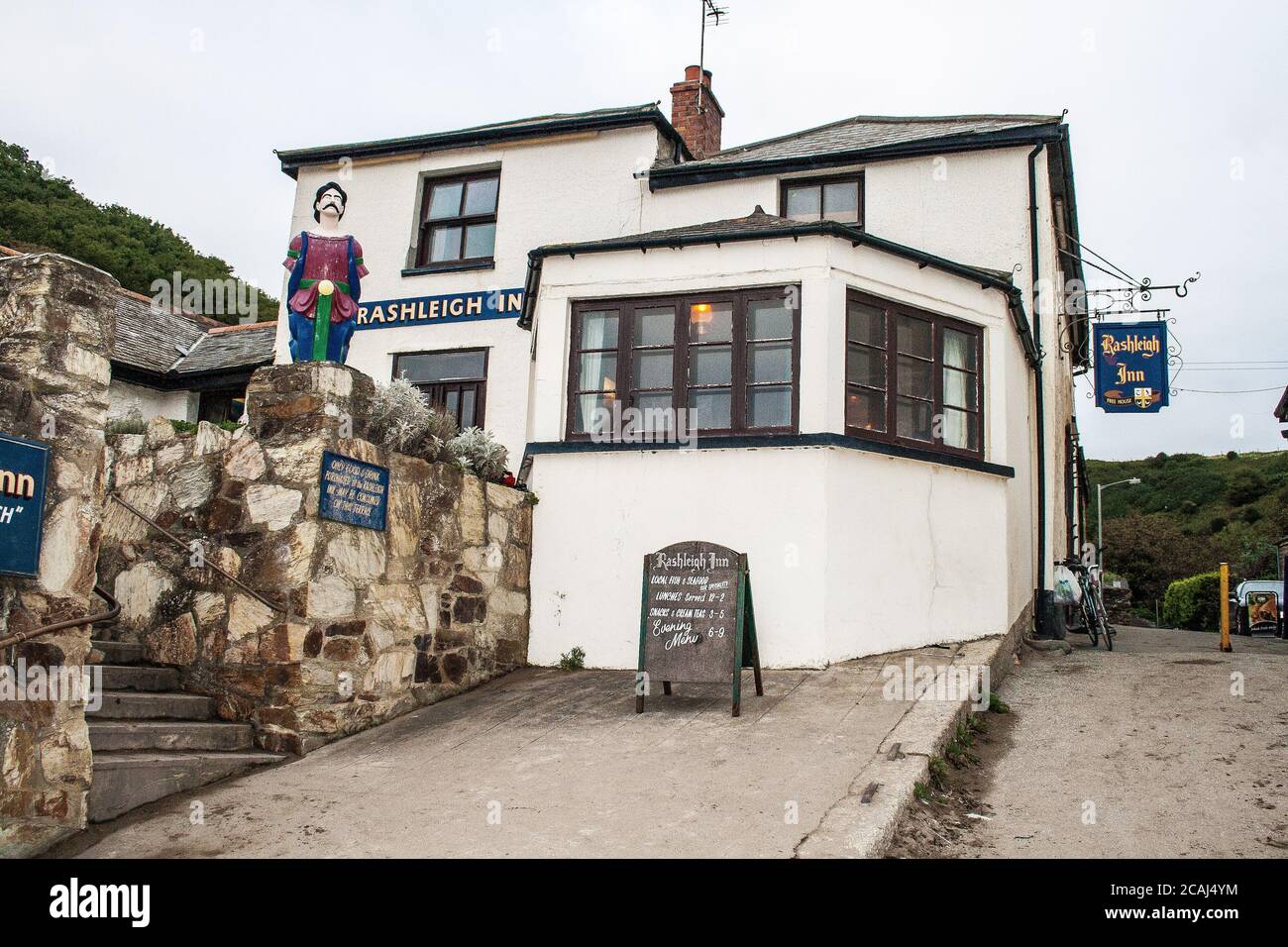Rashleigh inn polkerris hi-res stock photography and images - Alamy