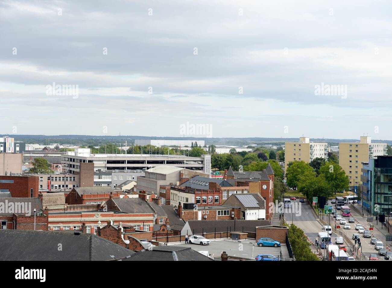 Aerial view of doncaster town hi-res stock photography and images - Alamy