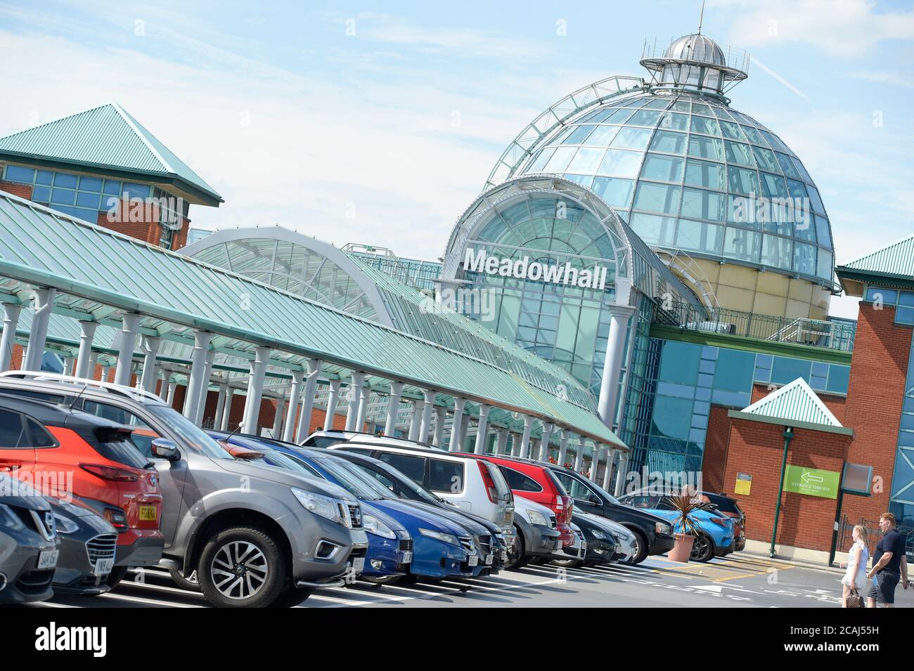 Meadowhall Shopping Centre in the city of Sheffield in South Yorkshire ...