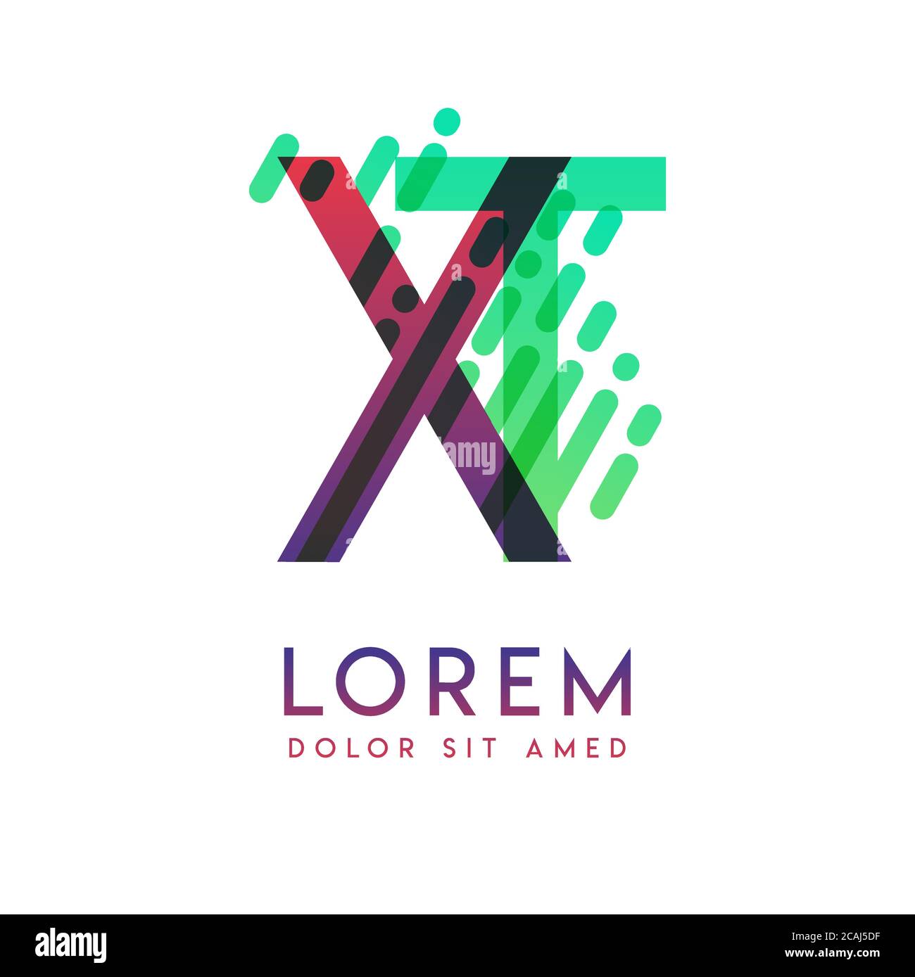 XT logo with the theme of galaxy speed and style that is suitable for ...