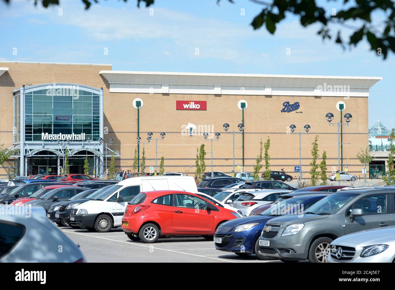 Meadowhall Shopping Centre in the city of Sheffield in South Yorkshire ...