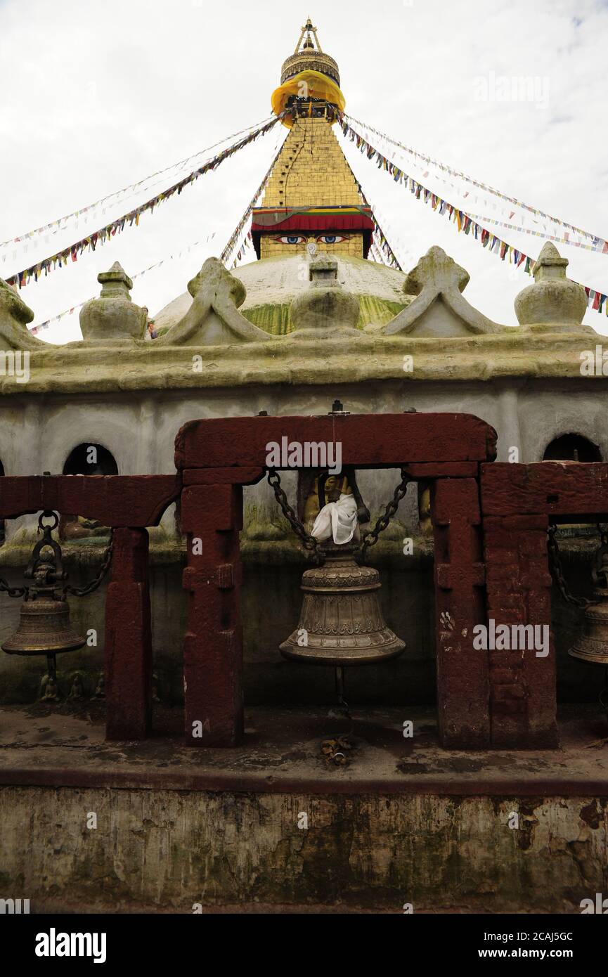 Tibetan bell kathmandu nepal asia hi-res stock photography and images ...