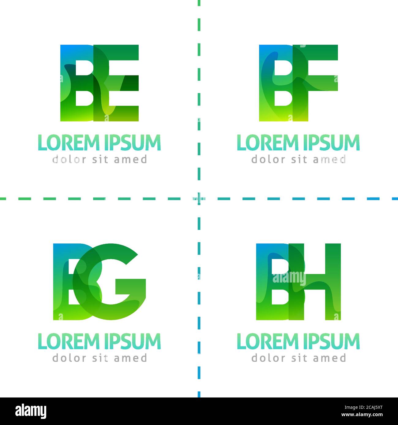 colorful alphabet bold logo for promotion, marketing and advertising ...