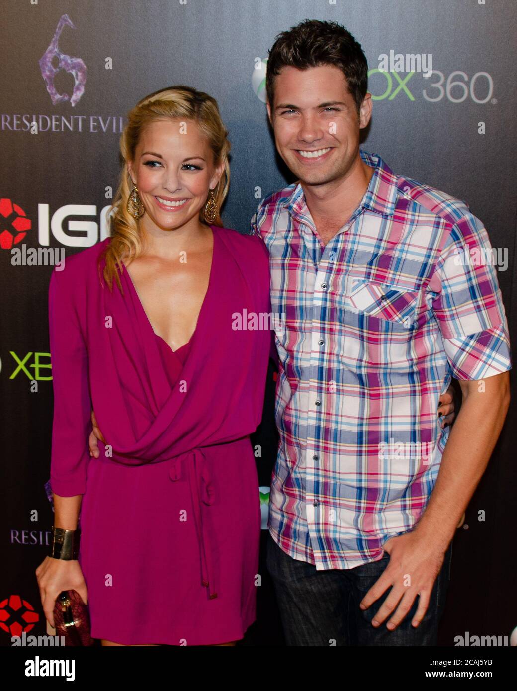 September 28, 2012, Hollywood, California, USA: Amy Paffrath and Drew ...
